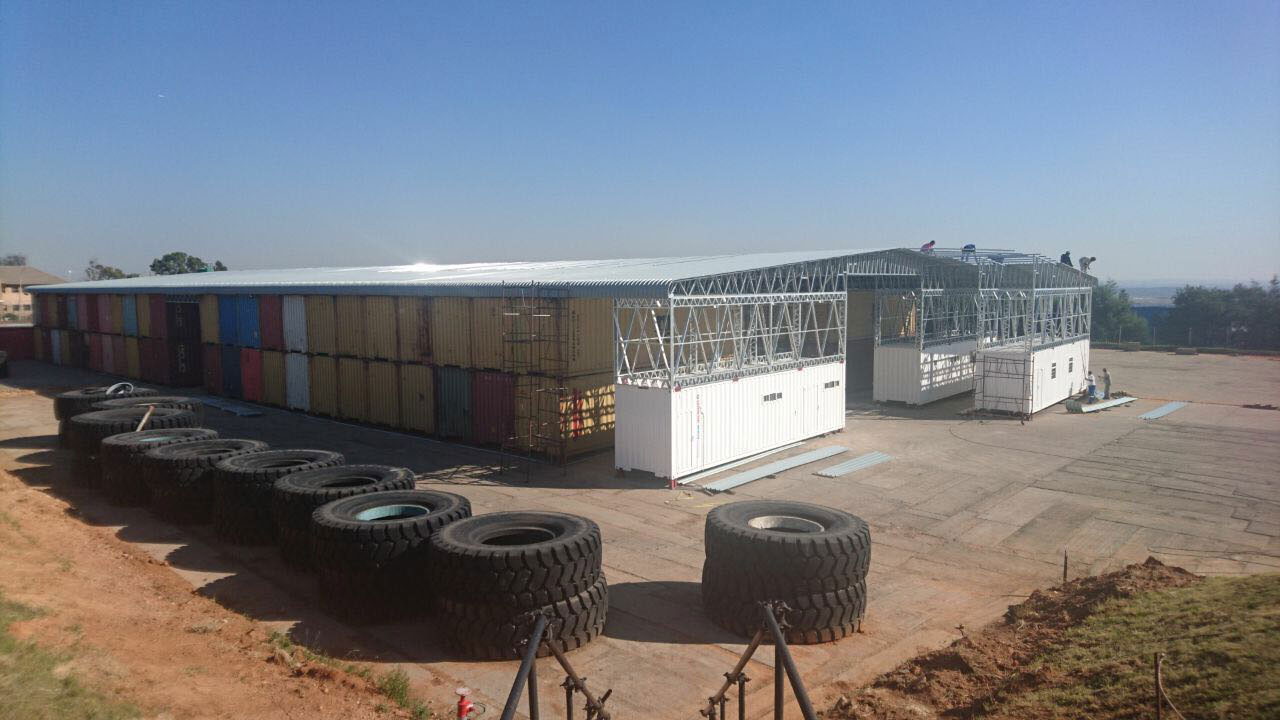 Onsite Storage Container Warehouse Project in Johannesburg – ALMAR