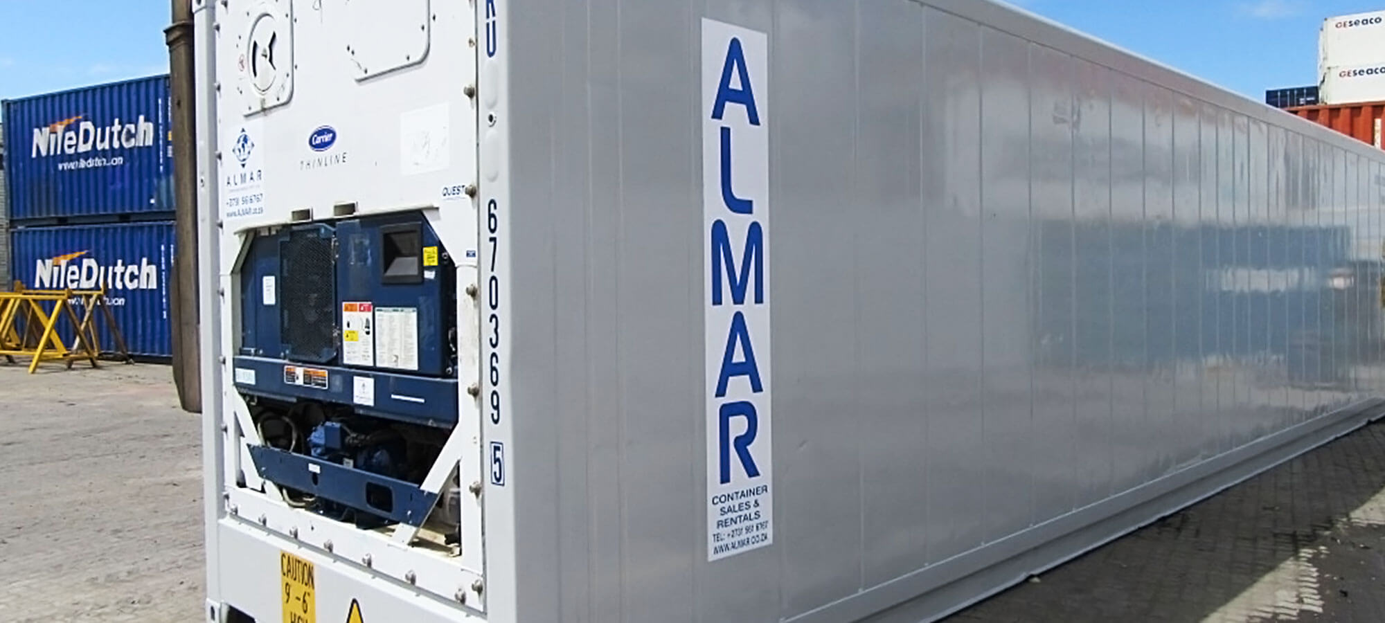 Remote Monitoring and Managing of Reefer Containers - Almar South Africa